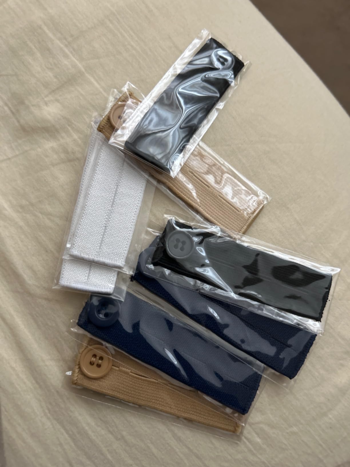 Prasacco 8 Pieces Elastic Waist Extenders for Pants, Waistband ...