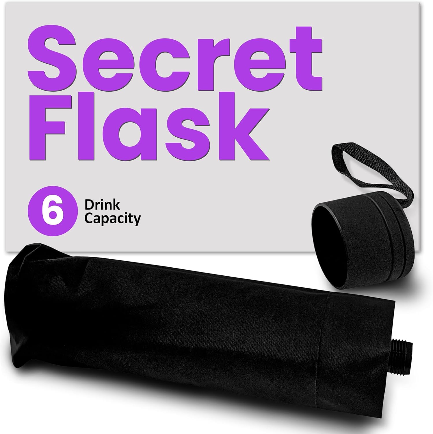 Amazon.com | Secret Flask - Umbrella Flask - 8 Oz Capacity -Sneak Your ...
