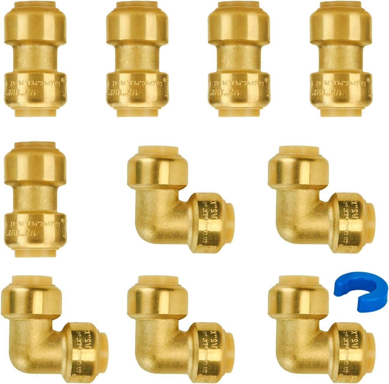 Amazon.com: HQMPC Pushfit 90 Degree Dishwasher Elbow, 1/4 Inch x 3/4 ...