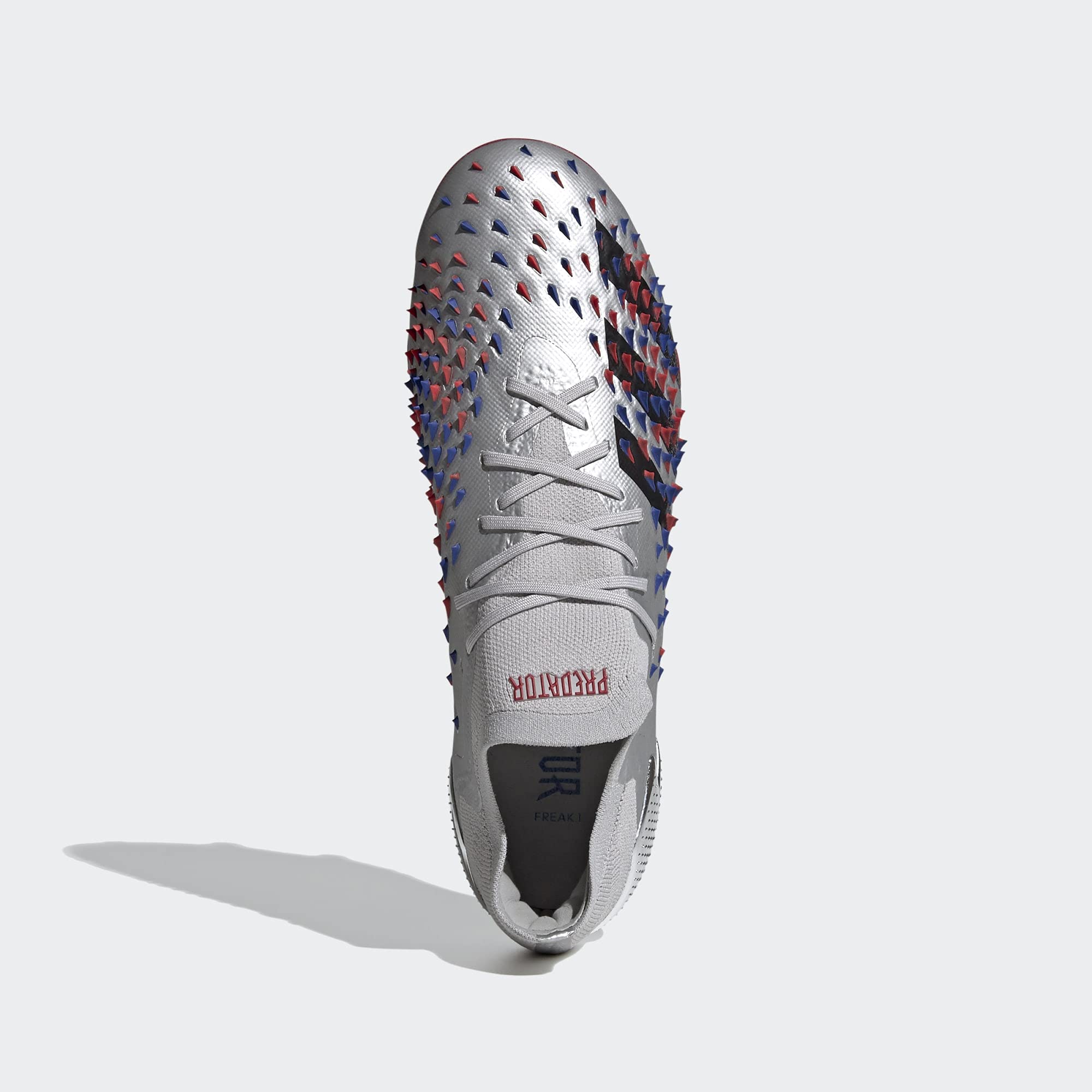 adidas Predator Freak .1 Low FG - Silver Metallic-Red-...B097D8HXCM ...