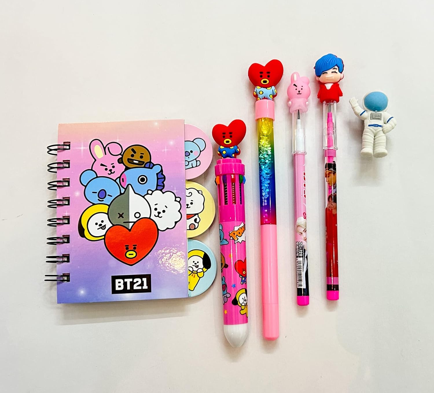 THE MILLION DOLLAR ACE BTS School Stationary Set - Pack of 6 -BTS ...