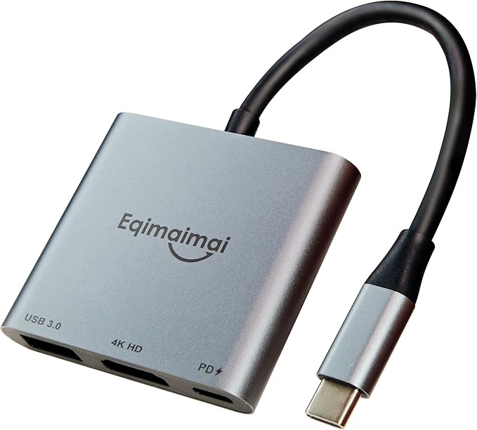 Amazon.com: USB C to HDMI Multi-Port Adapter(4K@120HZ) with 100w PD ...