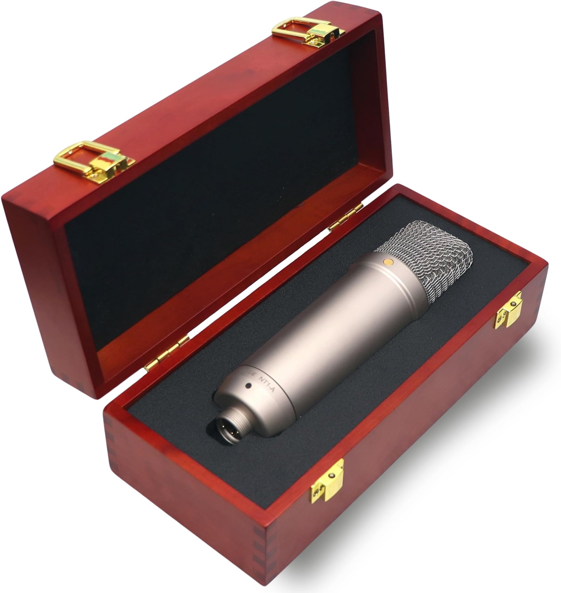 Amazon.com: Microphone Case For Rode NT1-A | Wooden Microphone Box ...