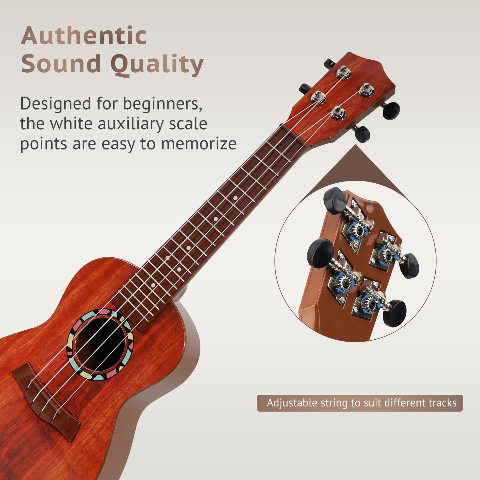 Snapklik.com : Raimy Kids Guitar Ukulele - 21in Ukulele Guitar Toys For ...