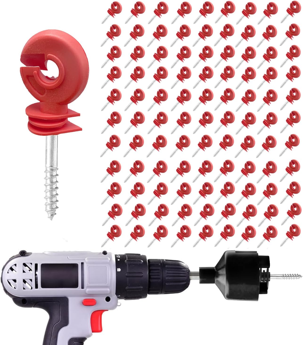 Amazon.com : 100PCS Electric Fence Insulator - Electric Fence ...
