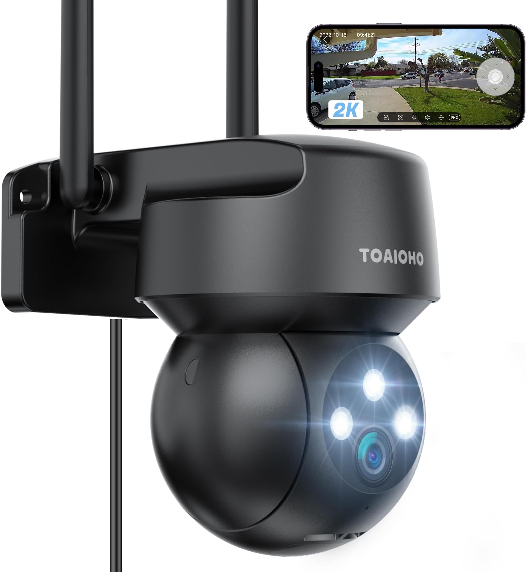 Amazon.com : SECUEYE 4MP Dual Lens Camera WiFi 2.4Ghz 5Ghz Pan/Tilt ...