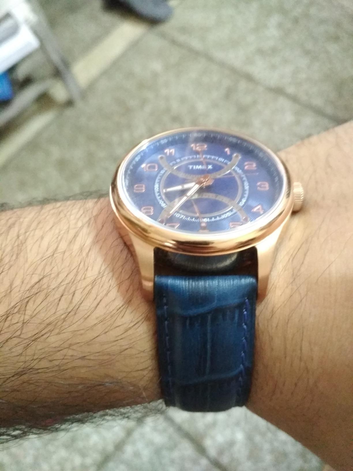 TIMEX Analog Blue Dial Men's Watch - TWEG14510 : TIMEX: Amazon.in: Fashion