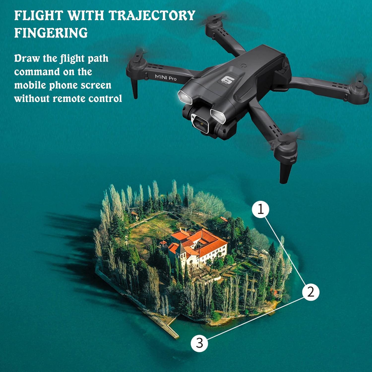 Drones with Camera for Adults 4k – Intelligent Altitude Hold, Gesture ...