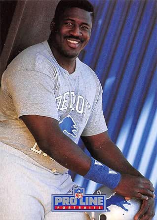 Amazon.com: 1991 Pro Line Portraits Football #37 Lomas Brown Detroit ...