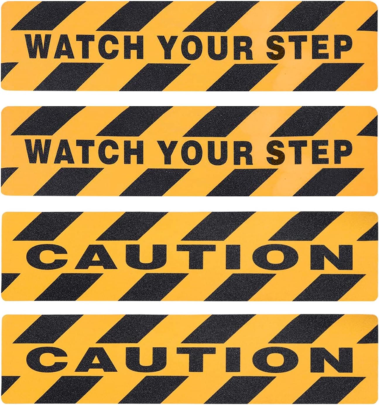 Caution Watch Your Step Floor Decals Stickers, Abrasive Adhesive Anti ...