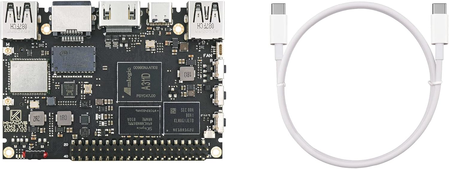 Buy Khadas Single Board Computer, VIM3 Pro Amlogic A311D,Faster CPU,Neural Processing Unit for A ...