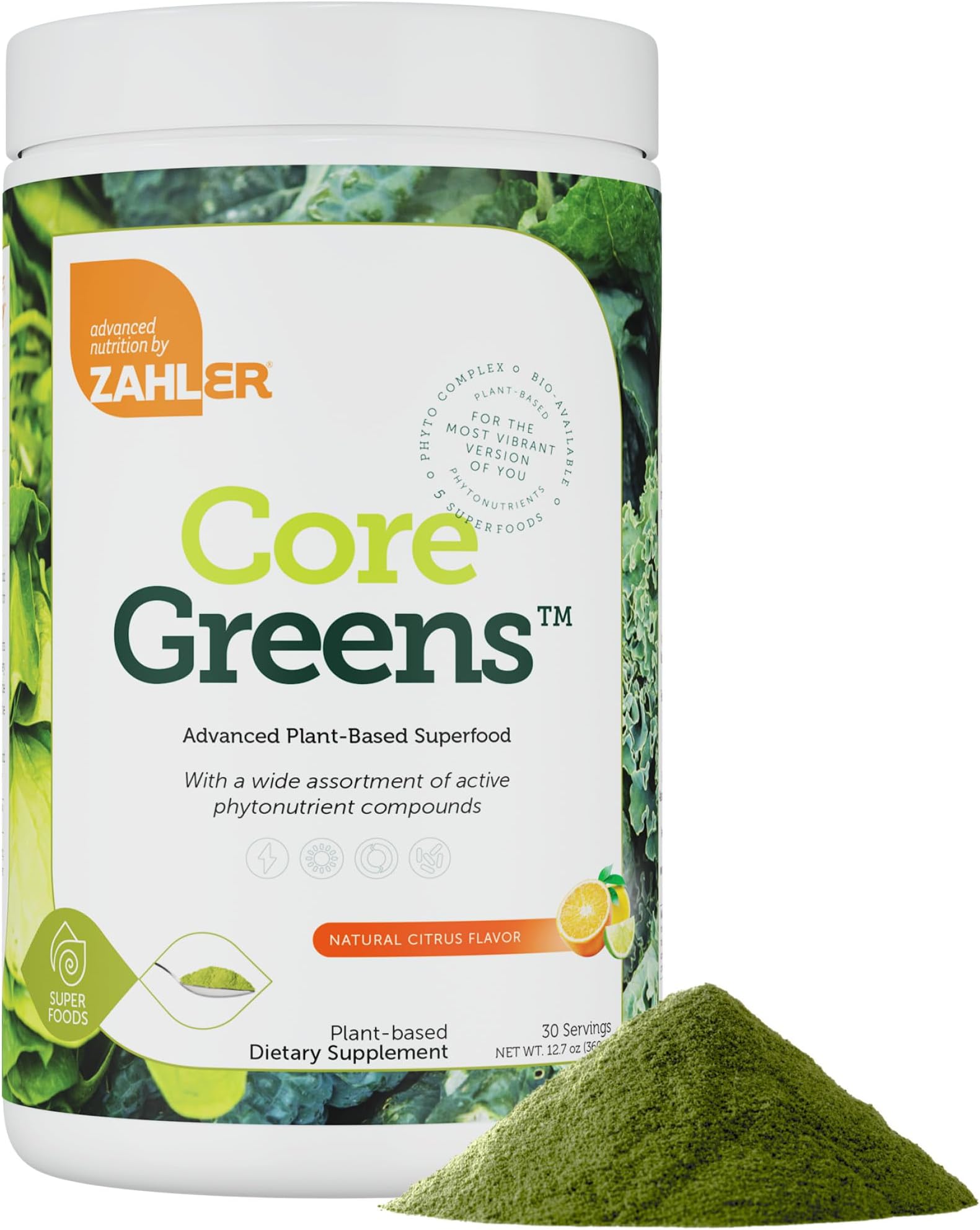 Amazon.com: Zahler Core Greens Powder Nutrition Supplements - Superfood ...