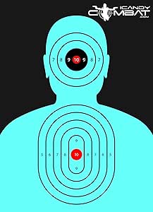Amazon.com : iCandy Combat Blue Silhouette Targets : Sports & Outdoors