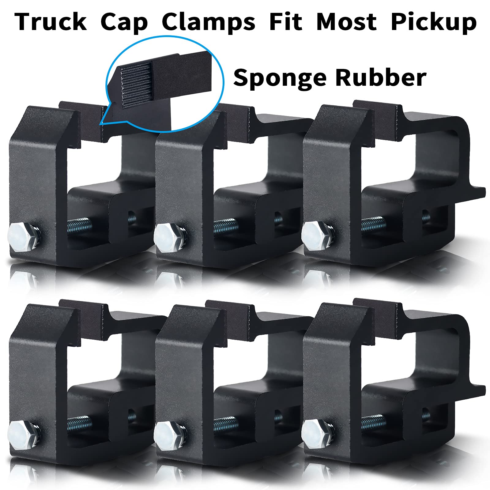 Buy MONOKING 6 PCS ing Clamps Truck Caps Camper Shell for Chevy ...