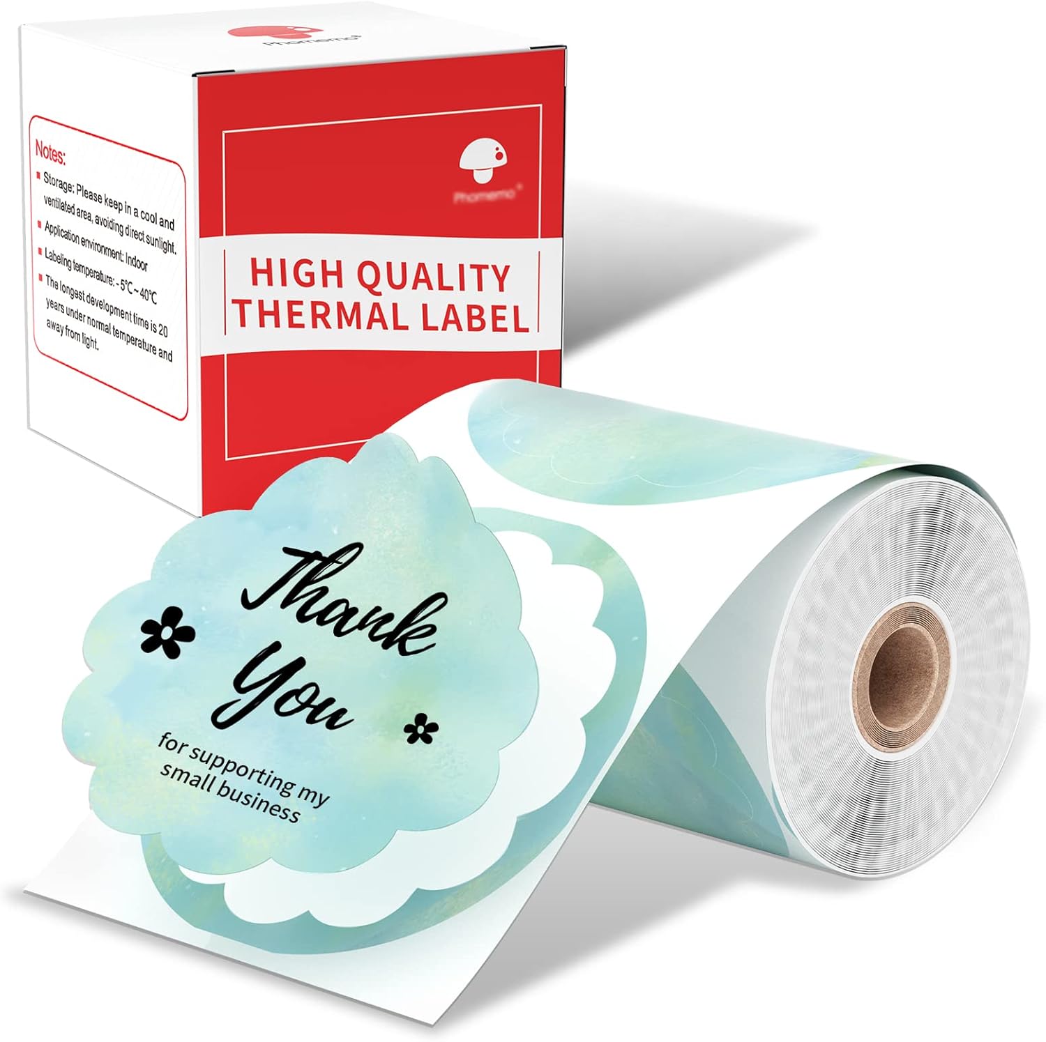 Amazon.com : M110 Label 1.96“ Flower Circle Thermal Labels, Memoking ...
