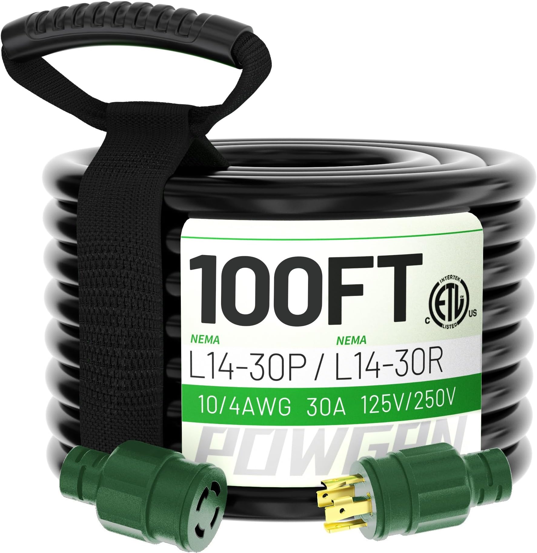 Amazon.com: RVMATE 30 Amp Generator Cord 4 Prong 35 Feet, NEMA L14-30P ...