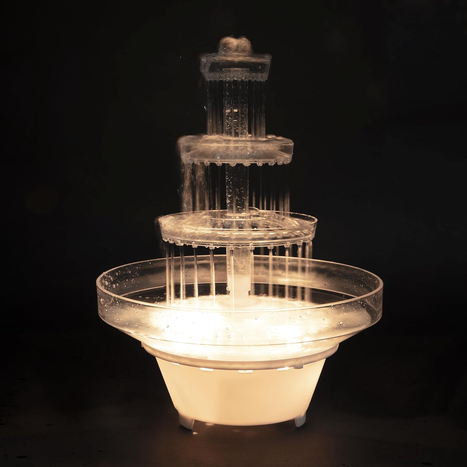 Crafts Central Lighted Plastic Water Fountain for Weddings or Cake ...