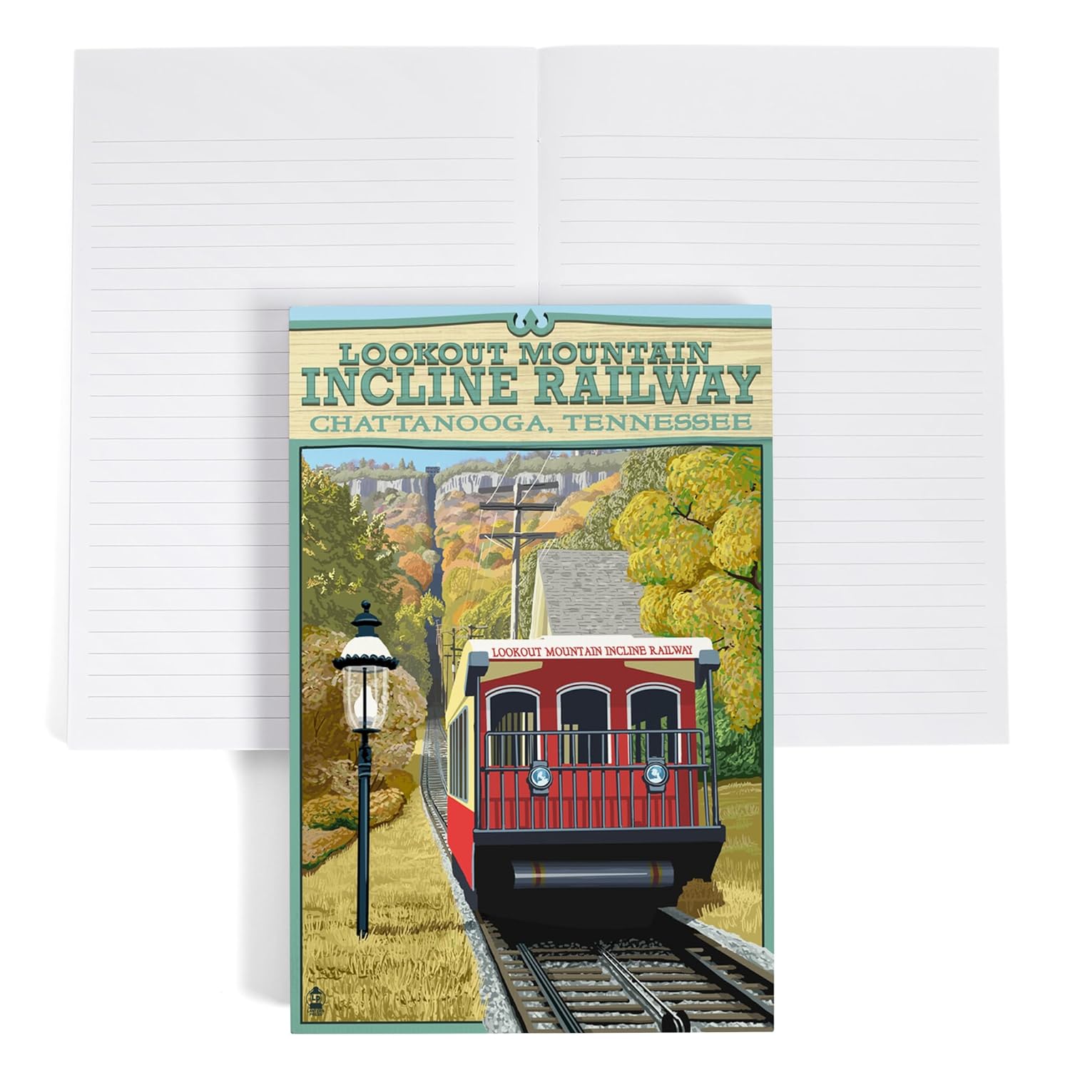 Chattanooga, Tennessee, Lookout Mountain Incline Railway (Lined 6x9 ...