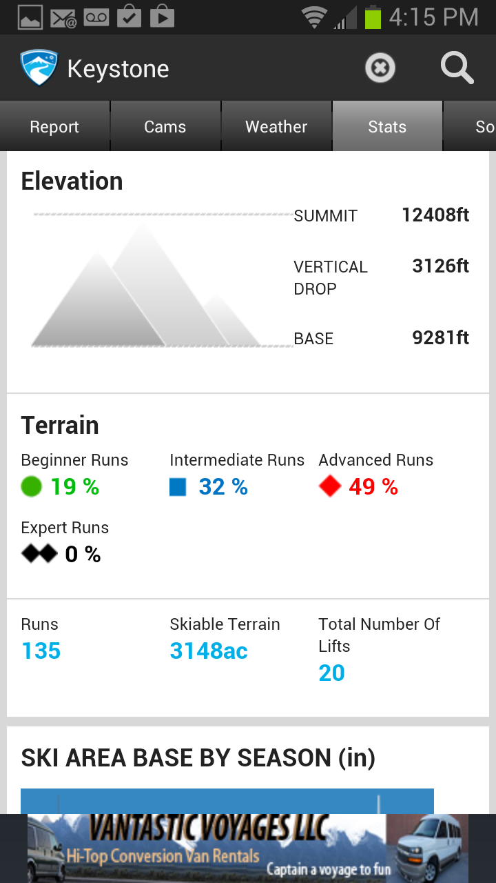 Ski & Snow Report - App on Amazon Appstore