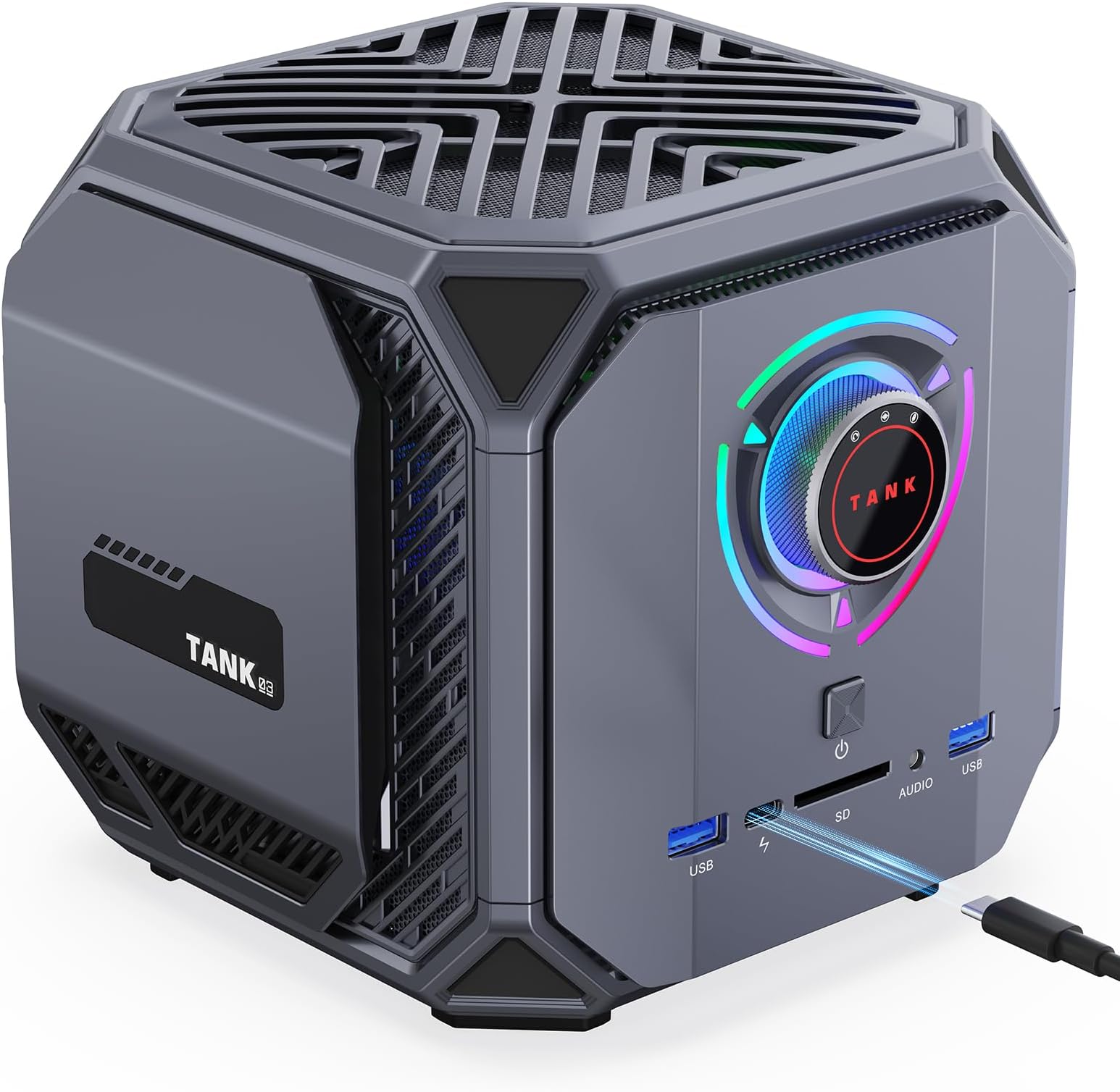 Amazon.com: ACEMAGIC Tank03 DIY Gaming PC, i9 12900H(14C/20T, up to 4 ...