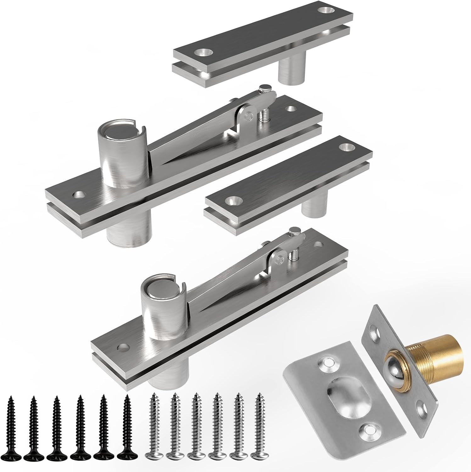 Suemisi Hidden Door Hinges for Max 200 lb Wood and Secret Doors,Pivot ...