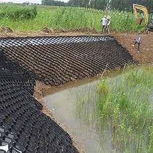 KOQENAG Foldable Steep Slope Driveway Stabilisation Grid,Geocell ...