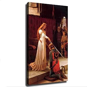 Amazon.com: The Accolade Medieval Queen Giving Title of Knight to Young ...