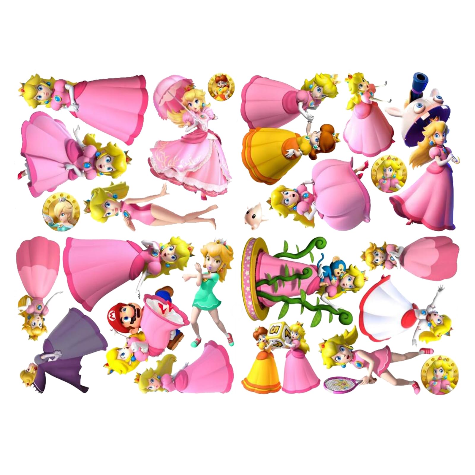 Mario Princess Peach Together Wallpaper