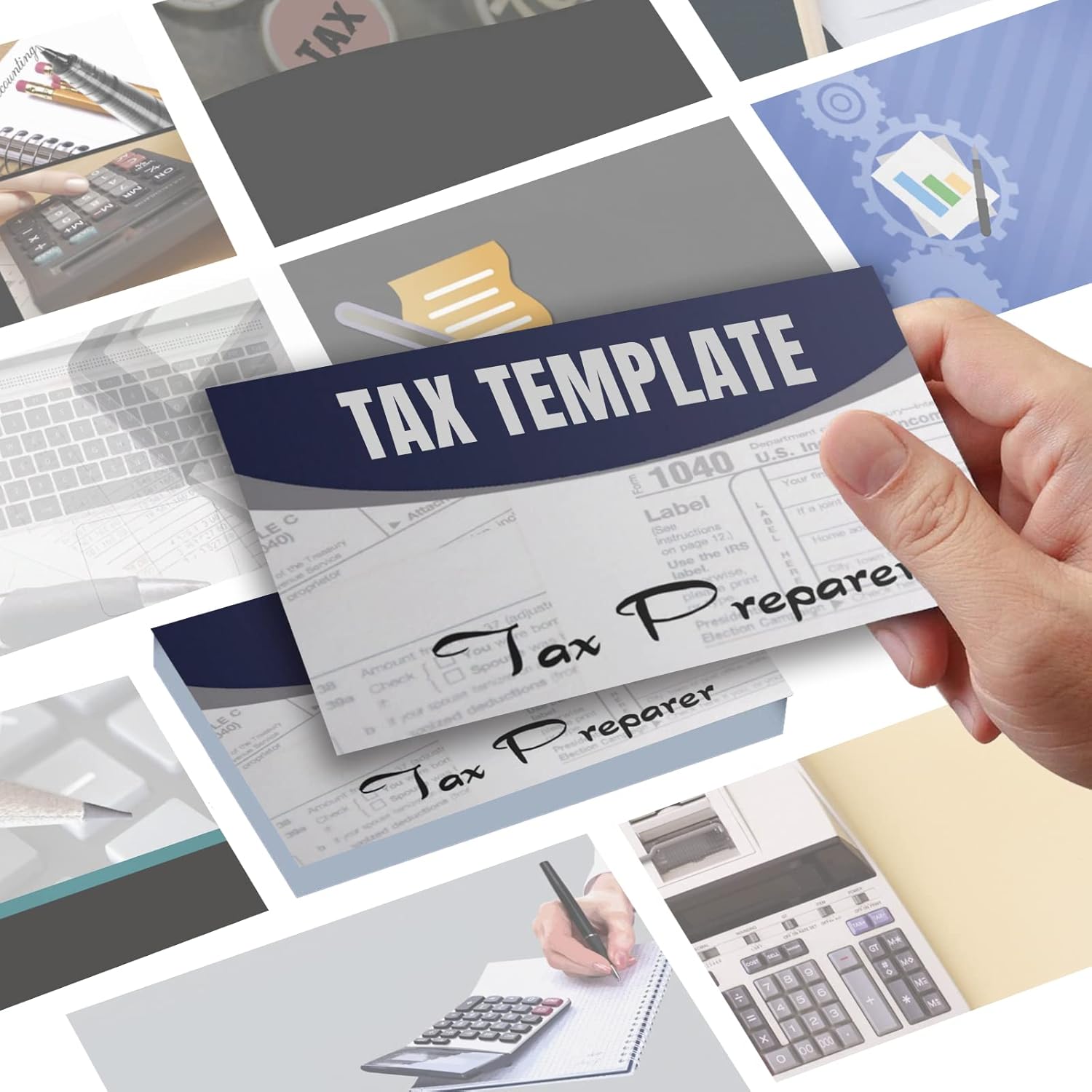 Amazon.com : Business Cards Customize with Tax Templates, Custom ...