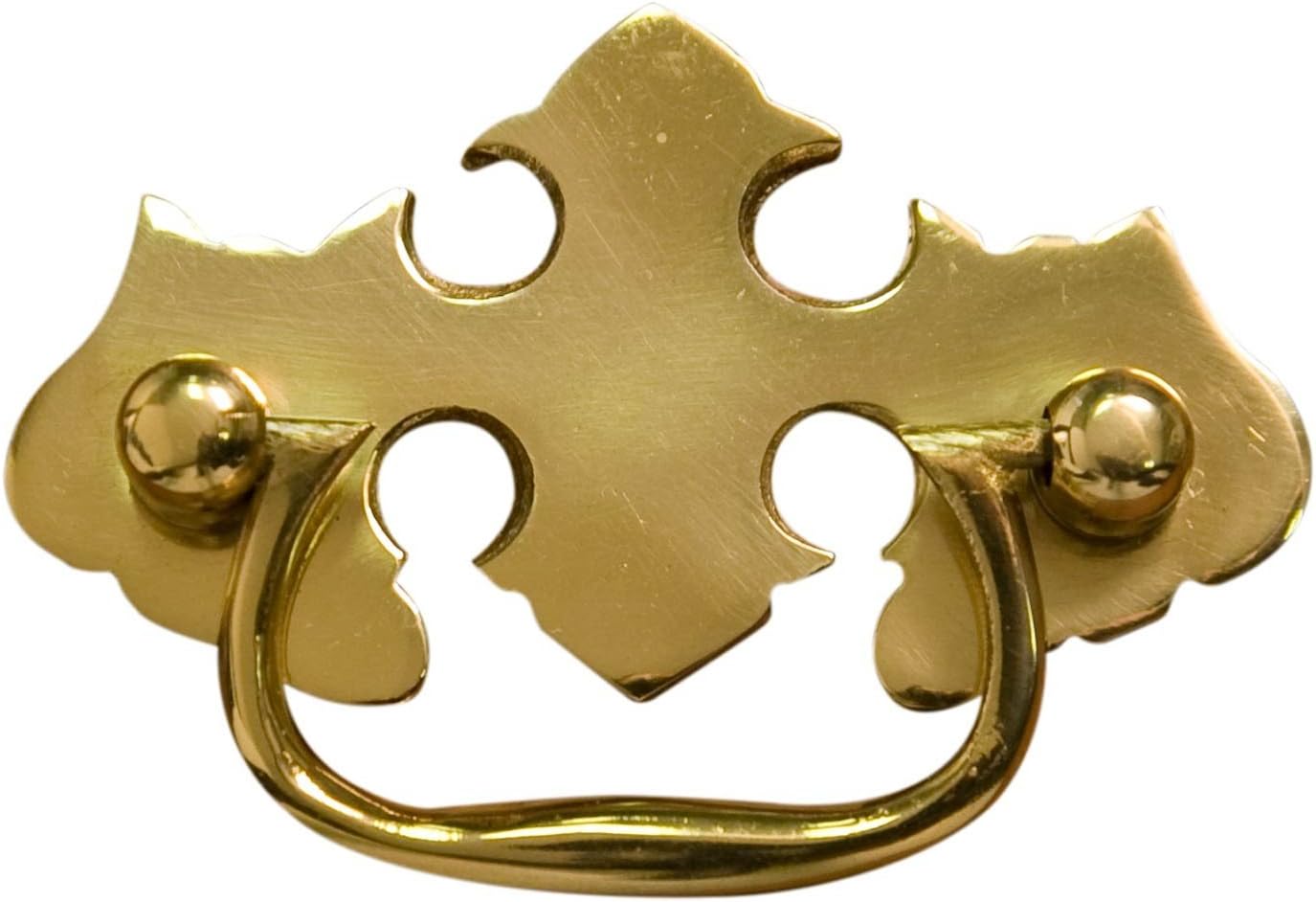Casa Hardware Hepplewhite Brass Drawer Pull - Polished Brass - Amazon.com