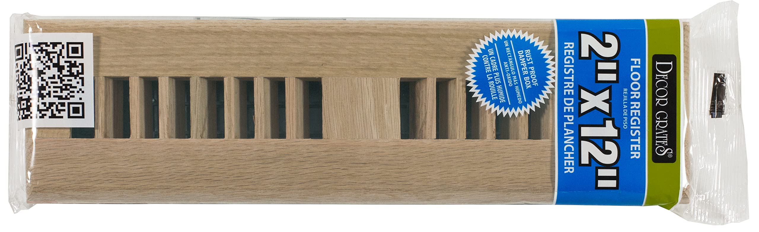 Snapklik.com : Decor Grates WL212-U 2-Inch By 12-Inch Wood Louver Floor ...