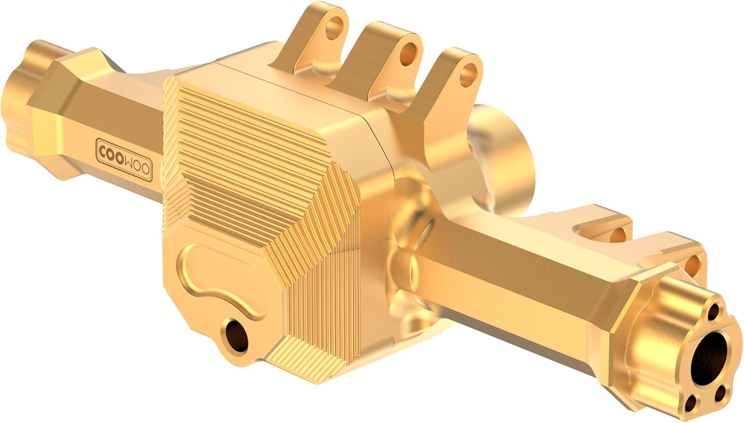 Amazon.com: COOWOO Brass Rear RC Axle Housing Upgrade Part for 1/10 TRX ...
