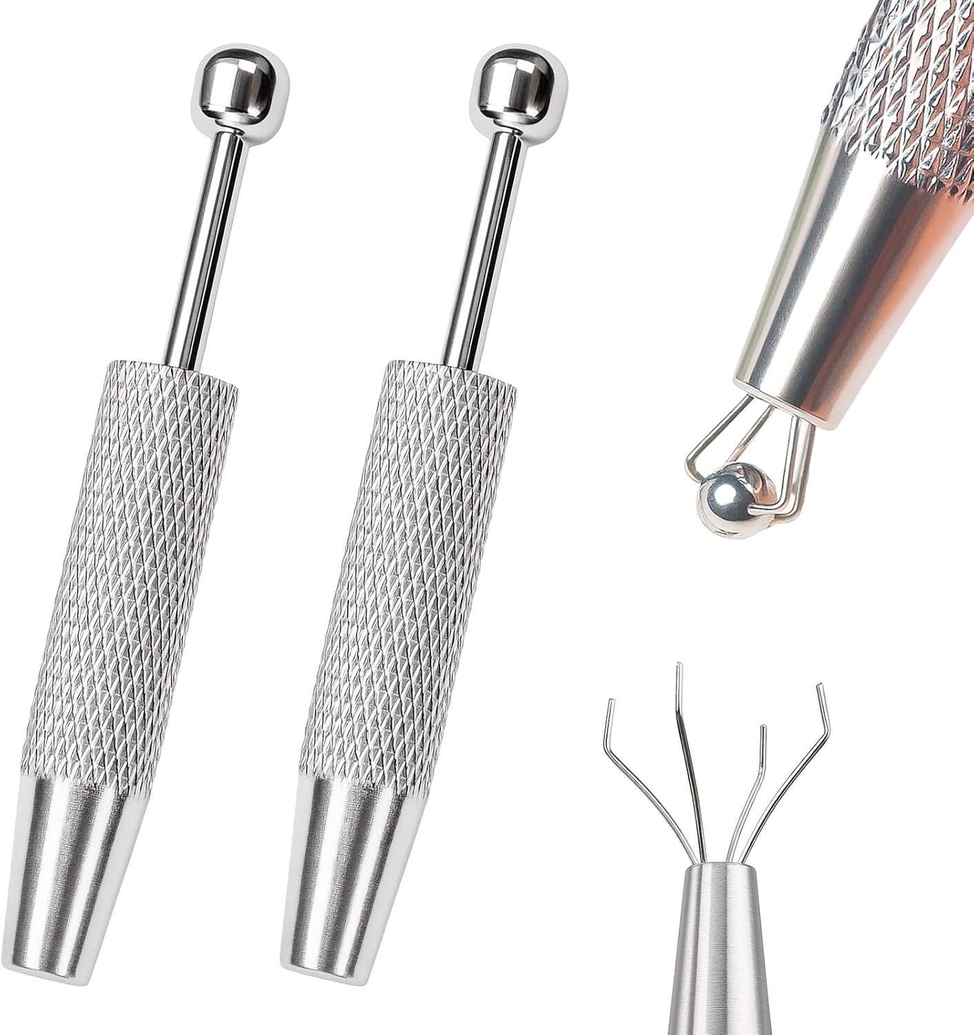 Amazon.com : Piercing Ball Grabber,2 PCS Piercing Removal Tool,4-Claw ...