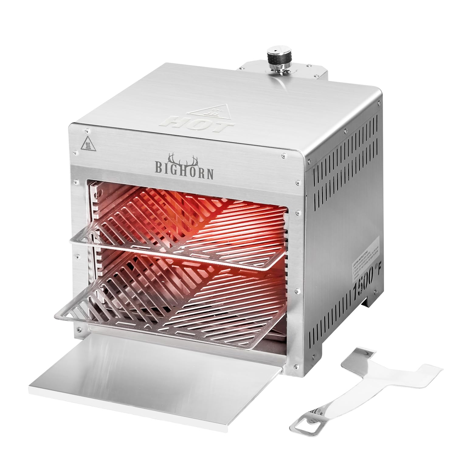 Amazon.com: BIG HORN OUTDOORS Portable Infrared Broiler Propane Gas ...