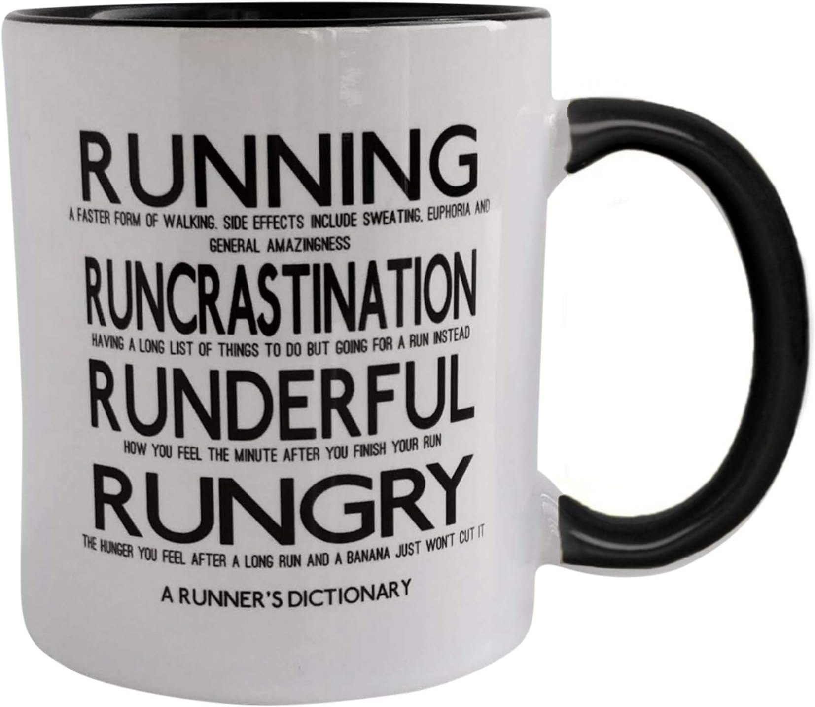 Amazon.com: In It For The Run Running Quote Coffee & Tea Mug for a Long ...