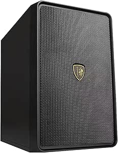 Amazon.com: Black Mini MATX Mesh Case,Simple Compact Desktop Micro ATX ...