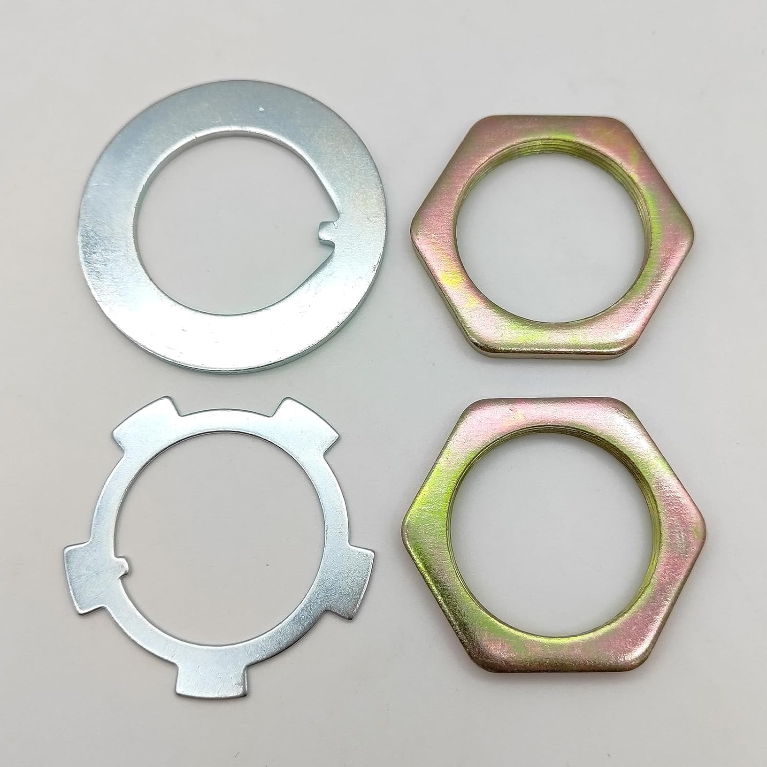 Amazon.com: 43521-60011 Front Axle Hub Spindle Lock Nut Washer Kit for ...