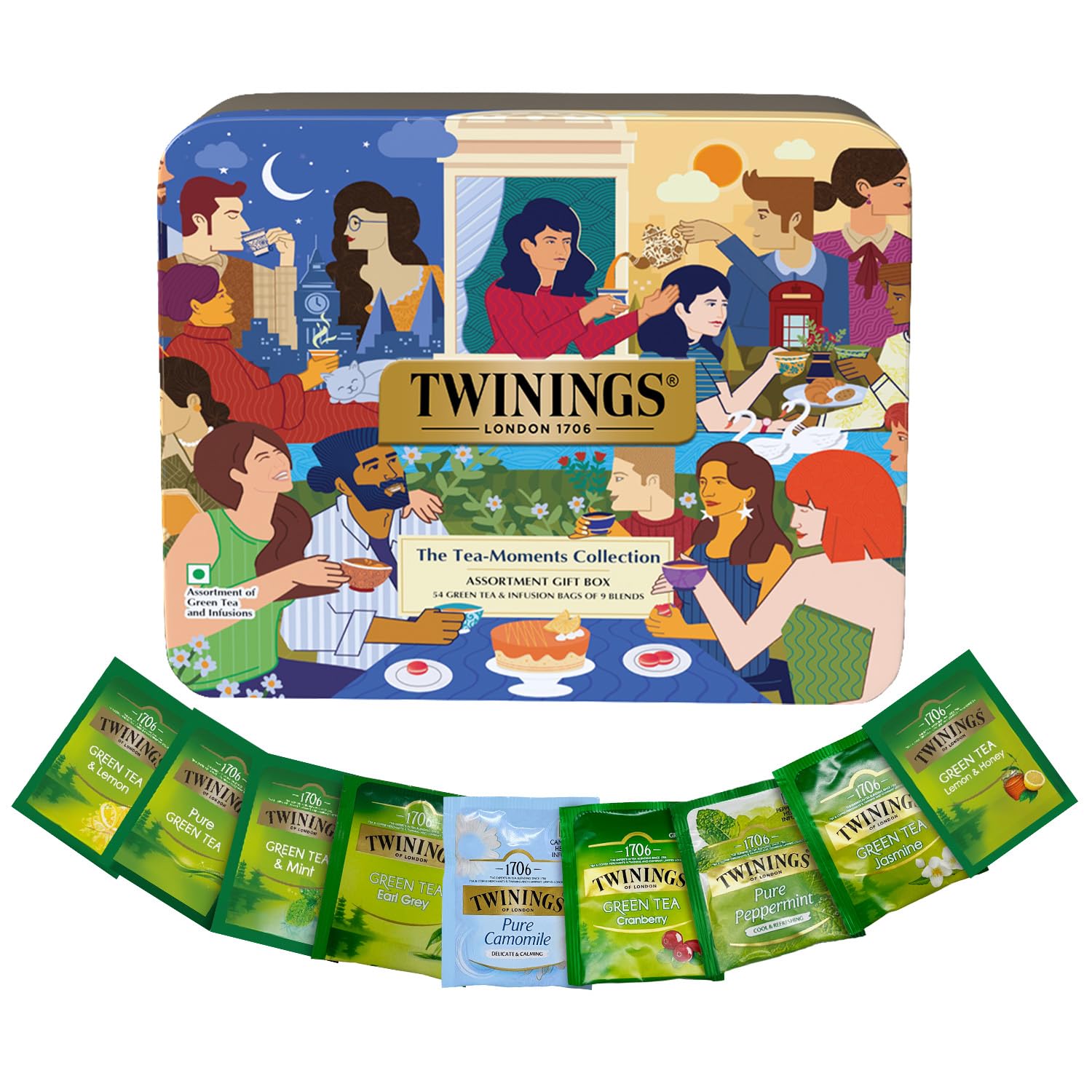 Twinings The Tea-Moment Collection – Premium Assorted Gift Set, 54 ...