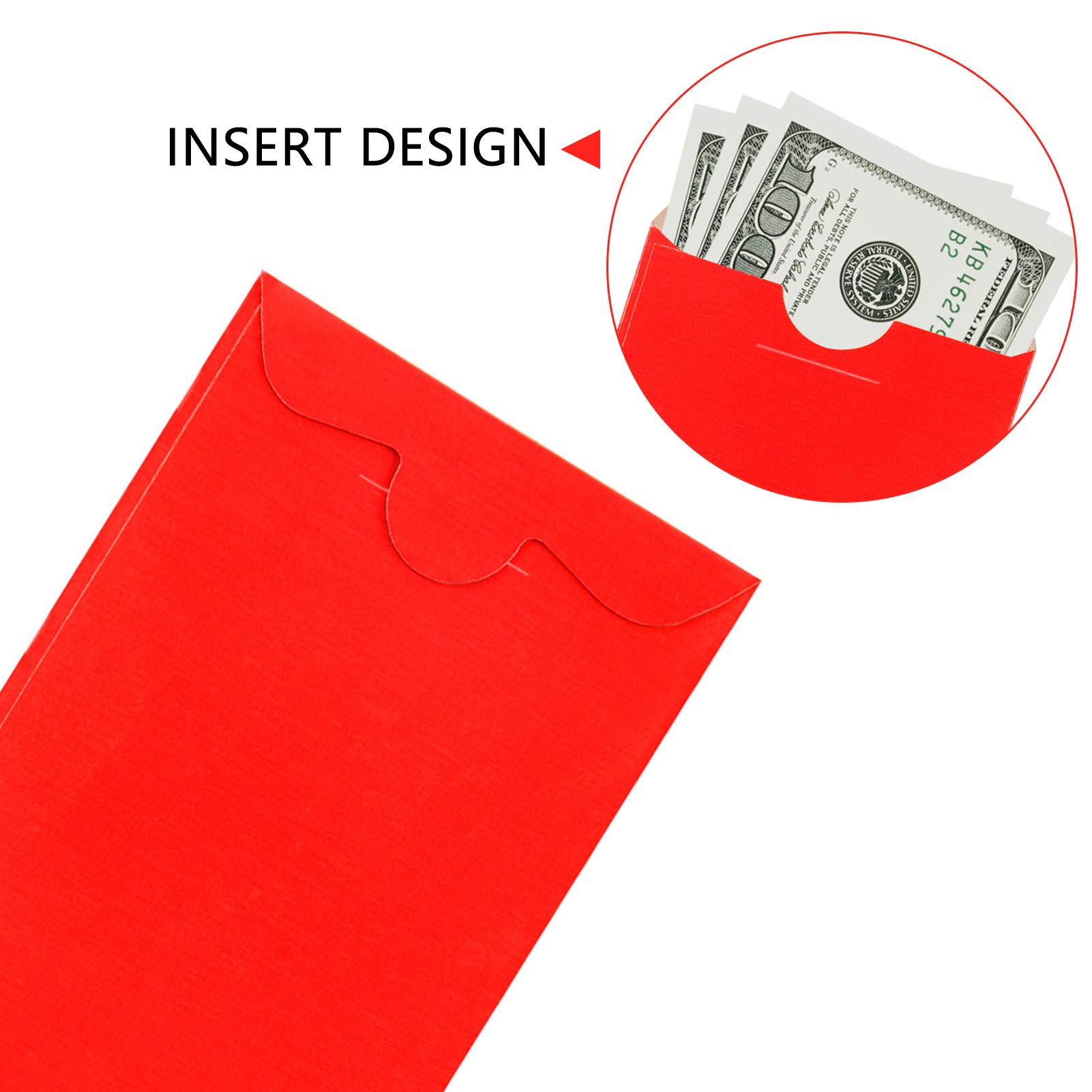 36 Pieces Chinese Red Envelopes, Chinese New Year Red Lucky Money ...