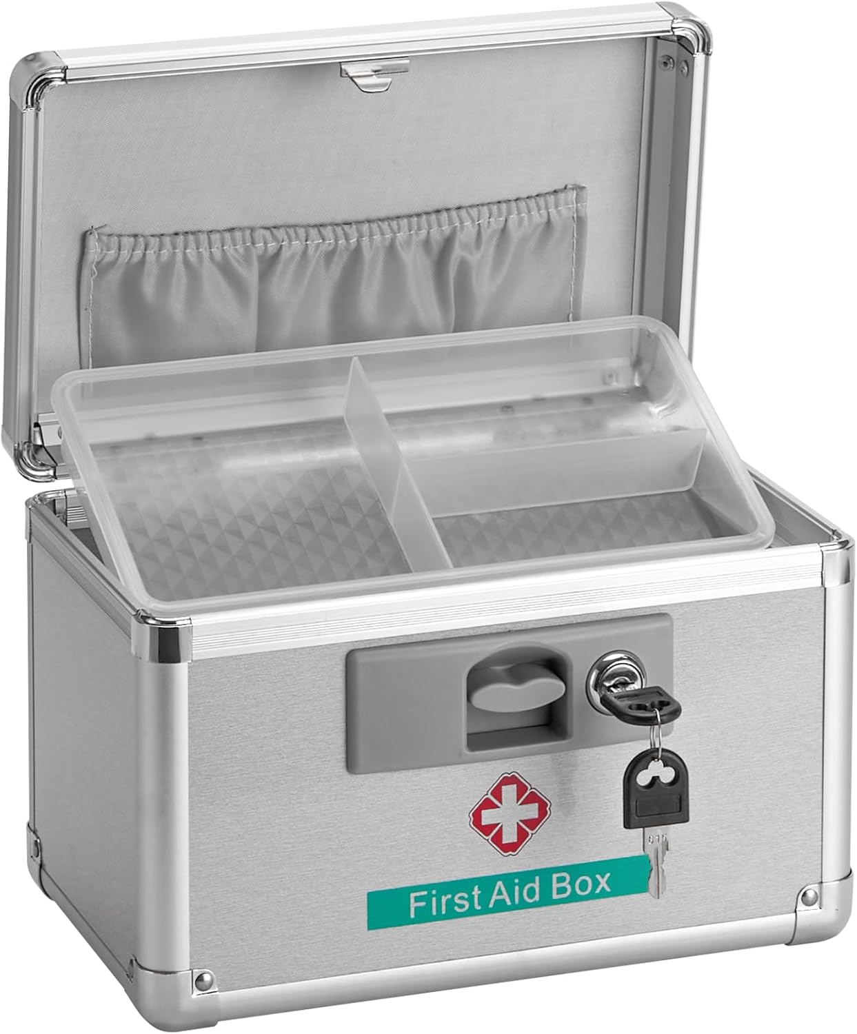 GODLONSEN Medicine Lock Box for Safe Medication - 10 x 6 x 6.7 Inches ...