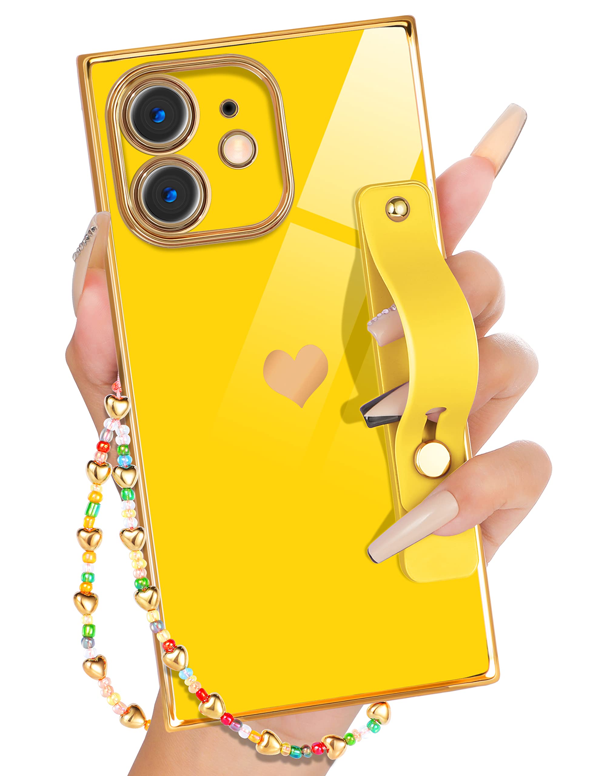 Amazon.com: Petitian for iPhone 11 Case Stand/String Luxury Cute Women ...