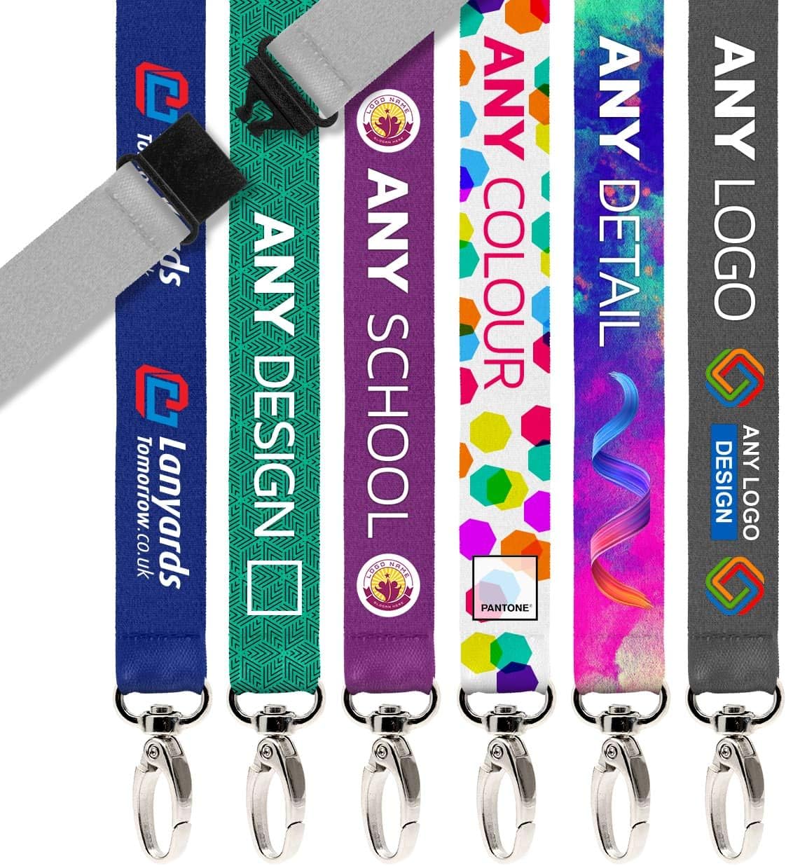 1 x Your Team Printed Lanyard - Football/Rugby/Hockey/Netball/Any Club ...