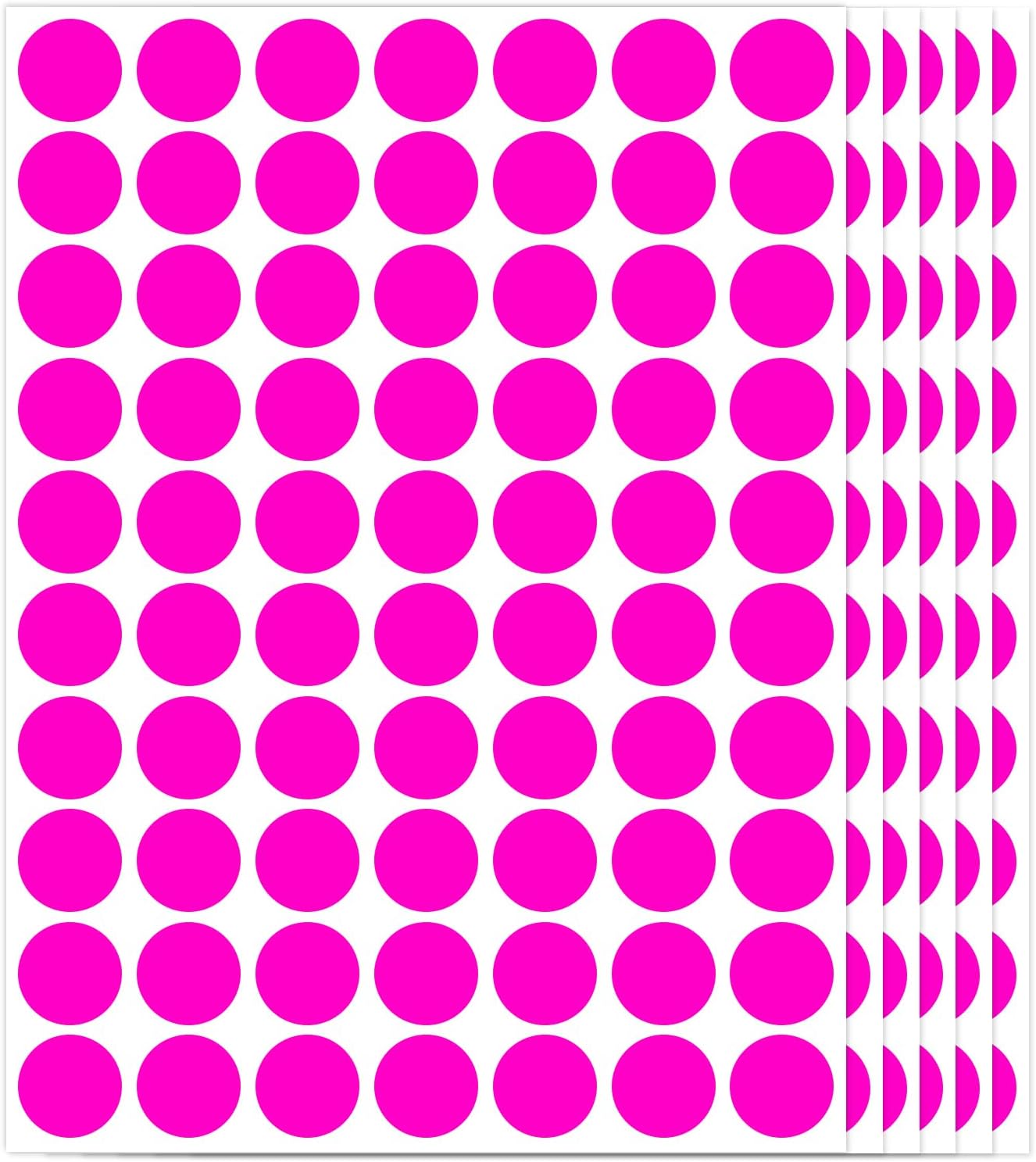Amazon.com : 2000 Pack, 3/4" Round Dot Stickers Circle Labels - Pink ...