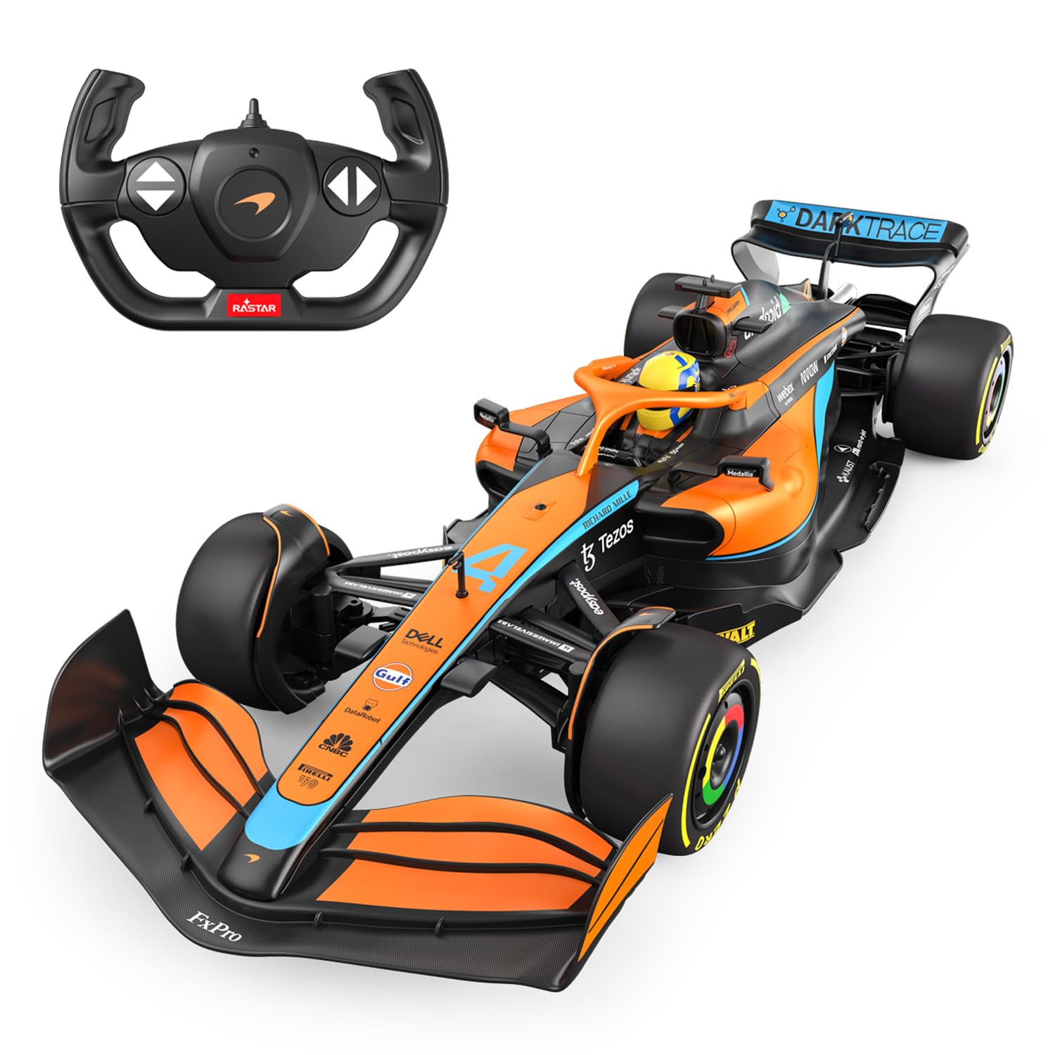 RASTAR McLaren MCL36 Formula 1 Race RC Car 1/12 Scale McLaren F1 Remote ...