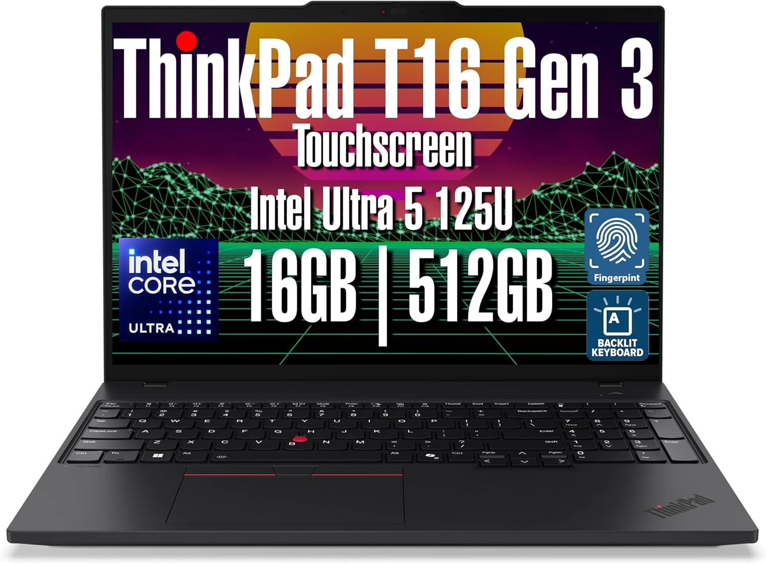 Amazon.com: Lenovo ThinkPad T16 Gen 3 Business Laptop (16" FHD+, Intel ...