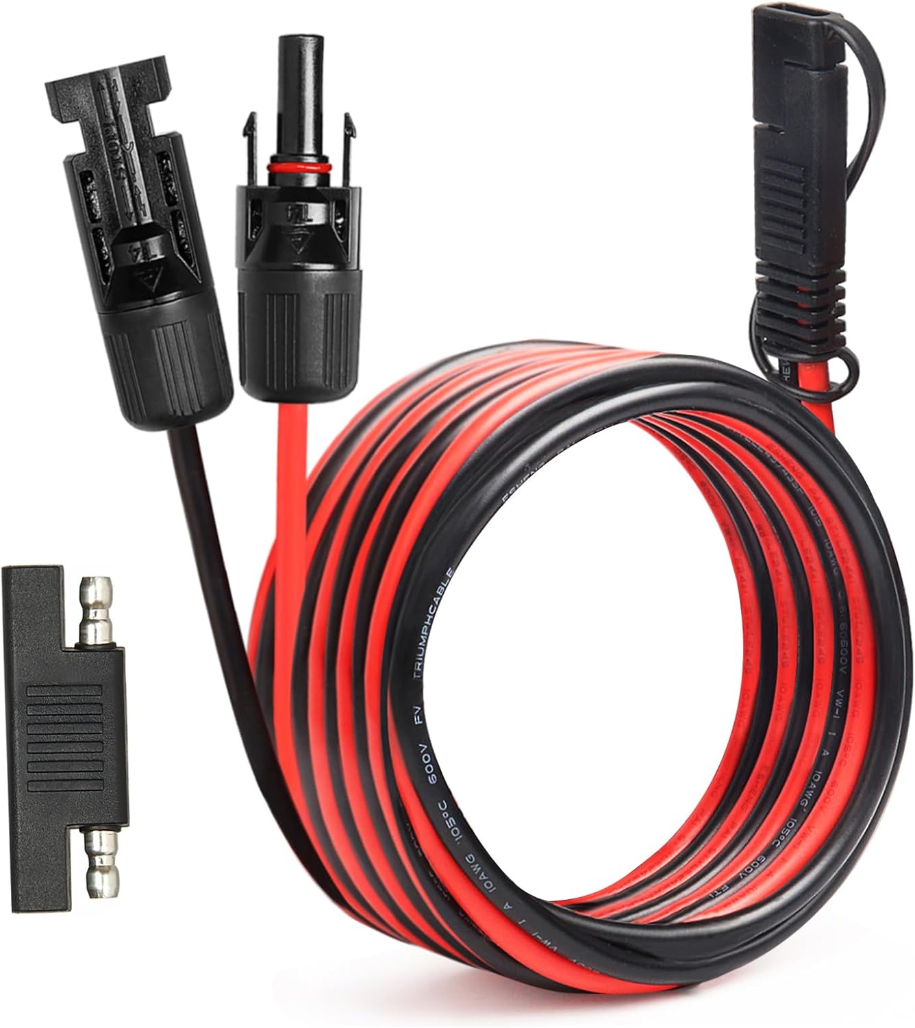 Amazon.com: MOOKEERF Solar Panel to SAE Adapter Cable - 12FT 10AWG ...