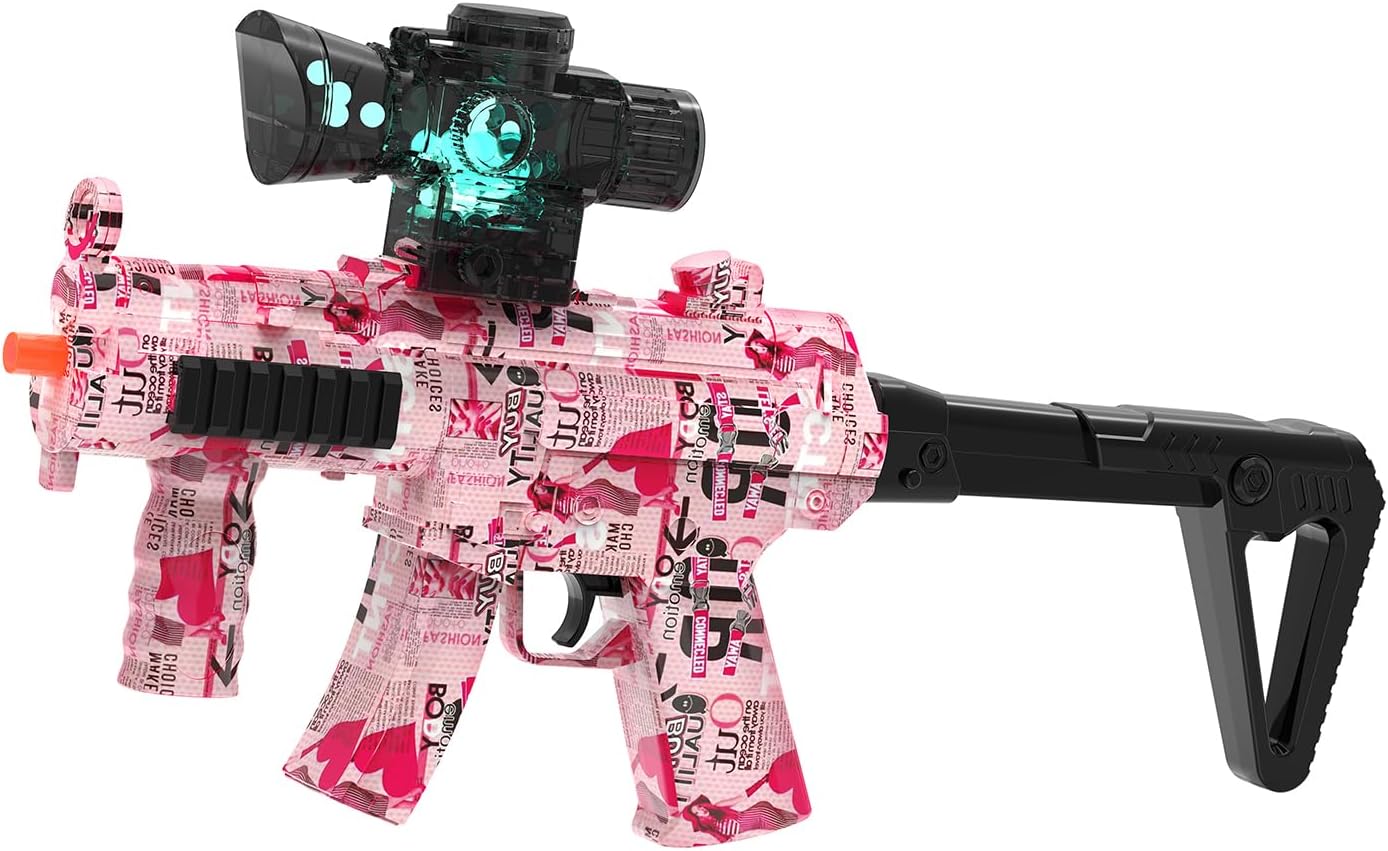 Amazon.com: Large Electric Powered Gel Ball Blaster Glow in The Dark ...