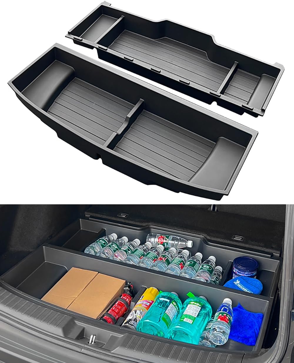 Amazon.com: QXZcar Trunk Organizer Tray for 2023-2026 Honda CR-V ...