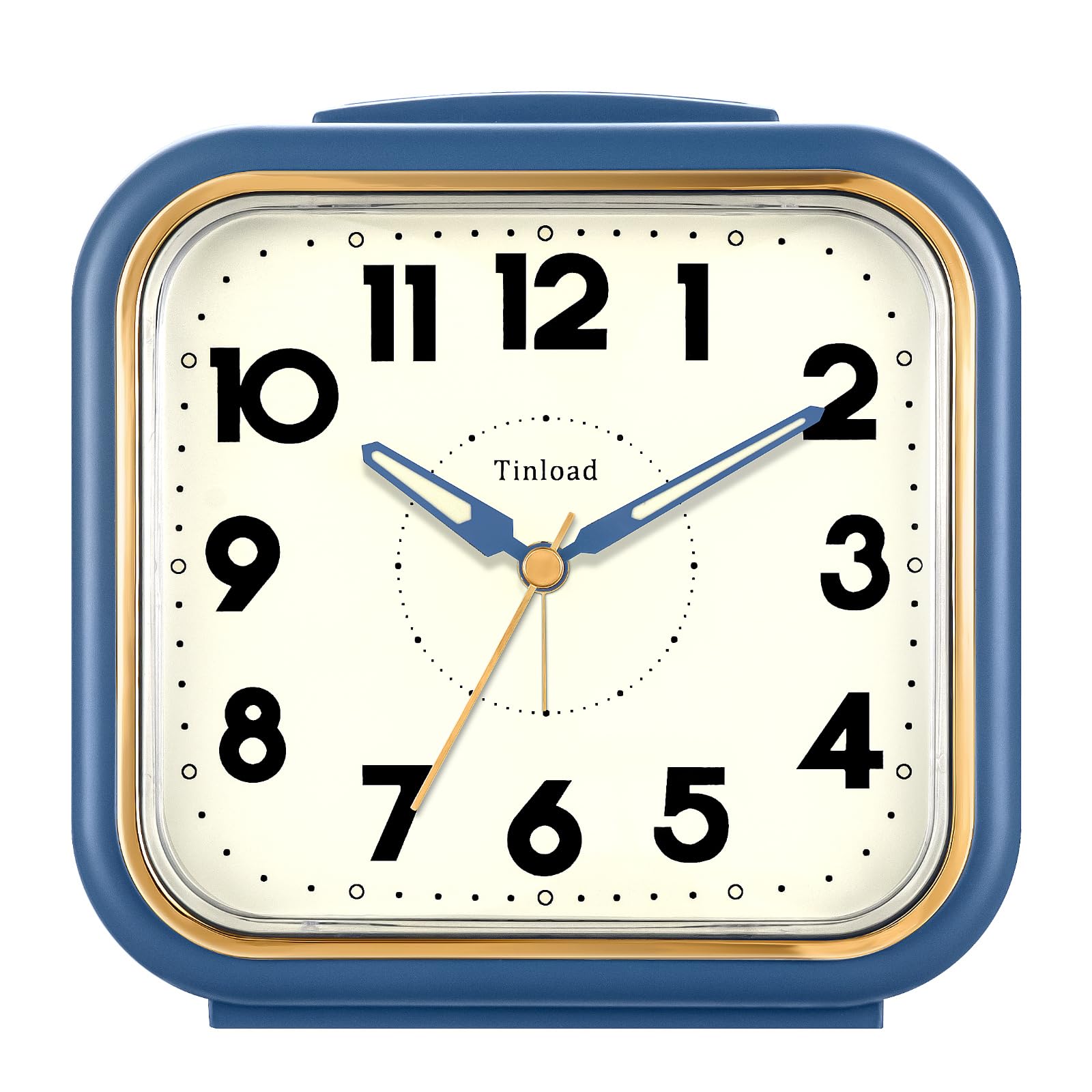 Amazon.com: 5.5" Silent Analog Alarm Clock • Non Ticking • Gentle Wake ...