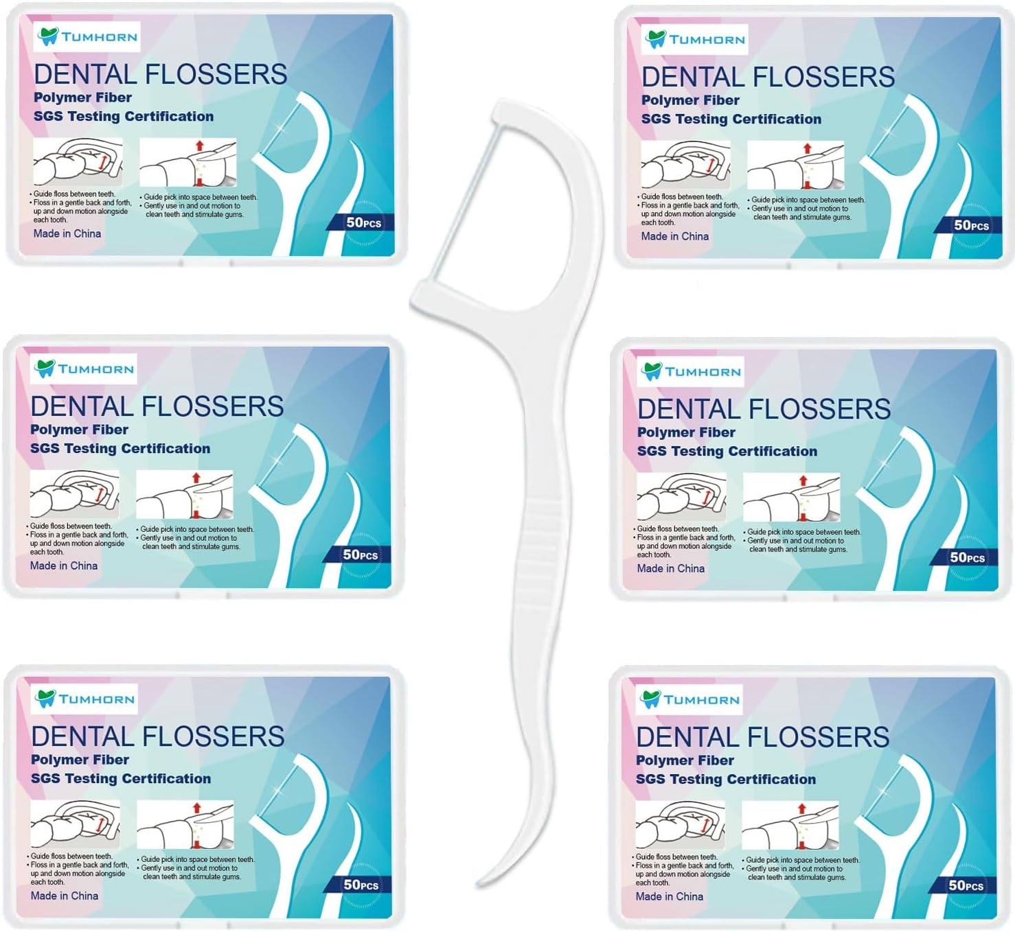 Amazon.com : Pink Dental Floss Portable Case, Storage 10 Picks Adult ...